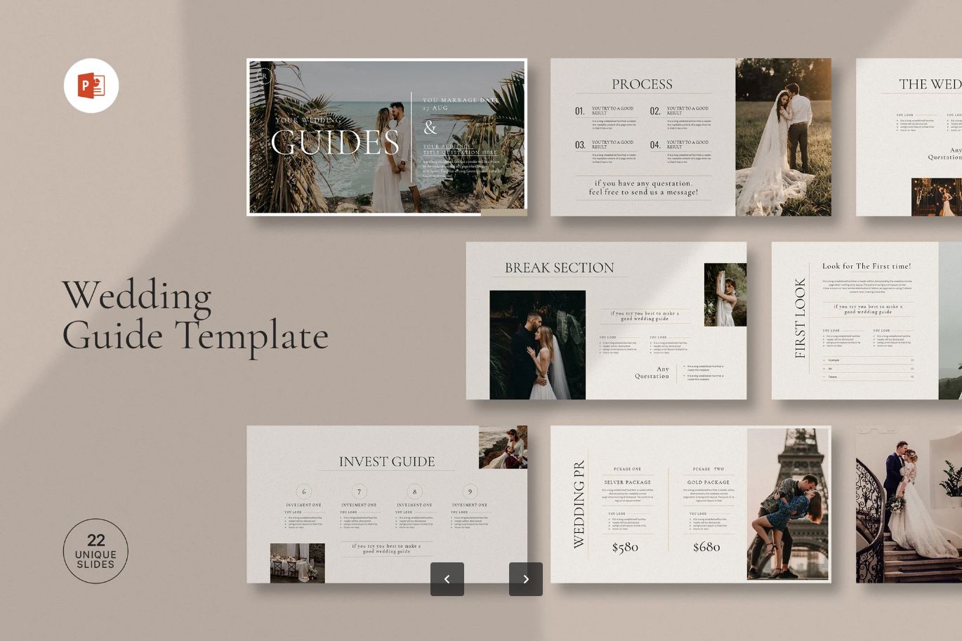 高端婚礼策划PPT模板下载 | 可编辑婚庆提案指南+全套流程方案设计定制 _ 果觅网（gooodme）